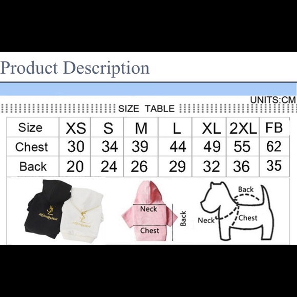 Dog | Ysl Dog Hoodie In White | Poshmark